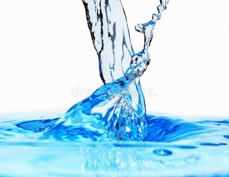 Water drop and splash stock photo. Image of clean, color - 44754426