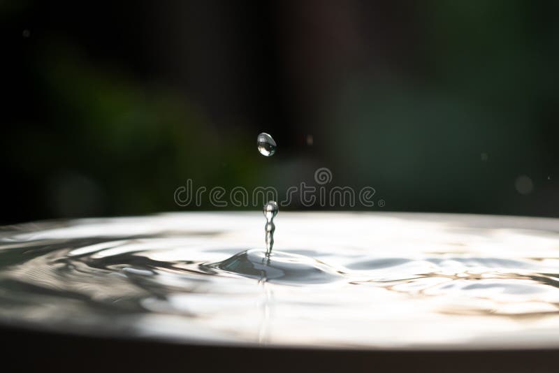 Water Drop Splash color stock photo. Image of cold, macro - 152337162