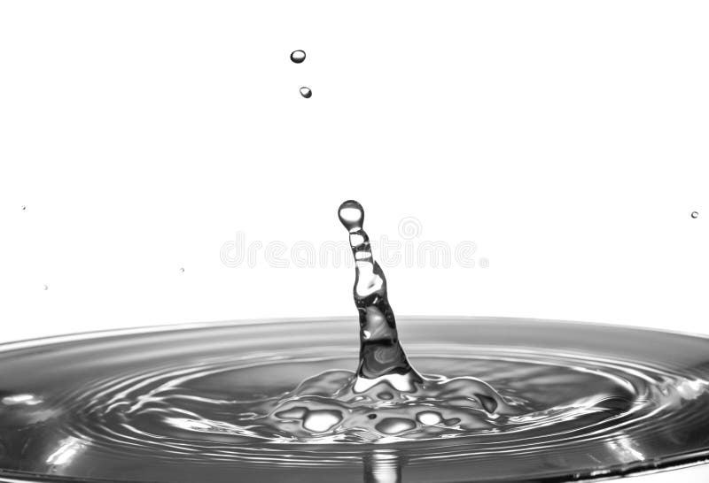 Water drop splash falling stock photo. Image of blue - 216639524