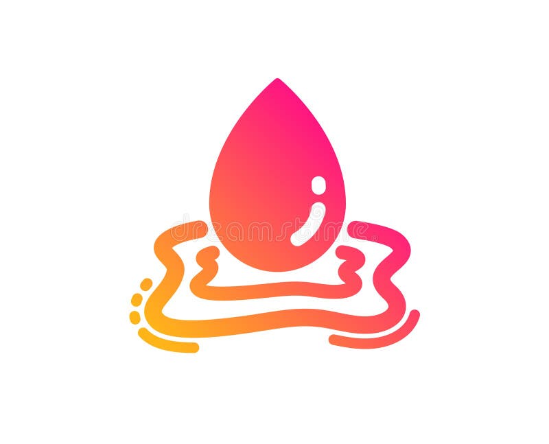 Water Drop Splash Icon. Clean Aqua Sign. Vector Stock Vector ...