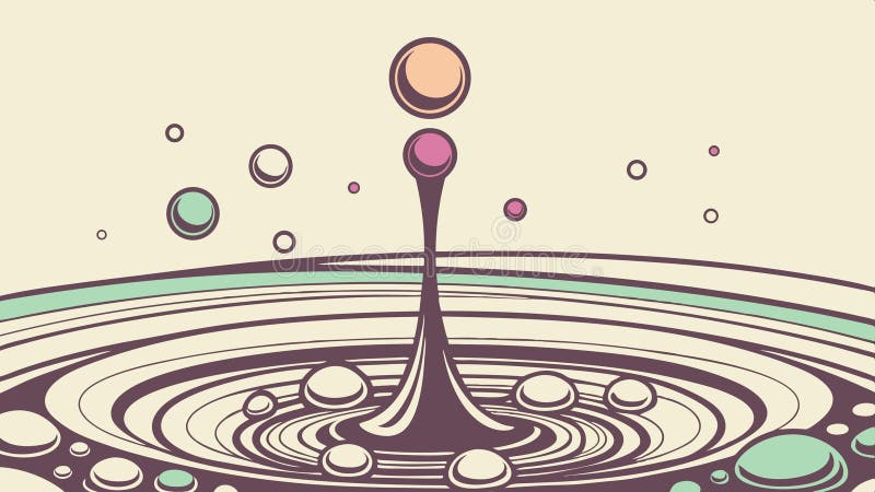 Water Drop Splash, Liquid Motion, Abstract Nature Vector Design ...