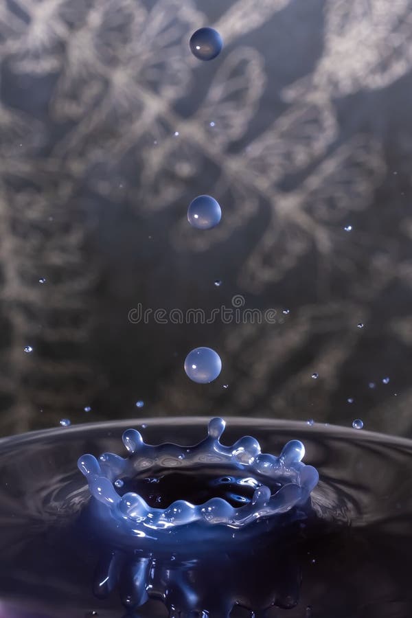 Water Drop Splash stock photo. Image of splash, macro - 166910042