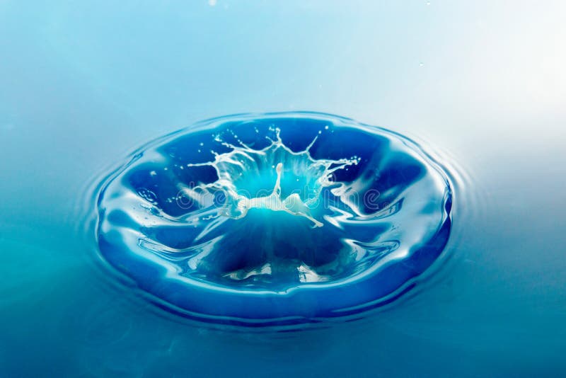 Water drop and splash stock photo. Image of abstract - 84629646