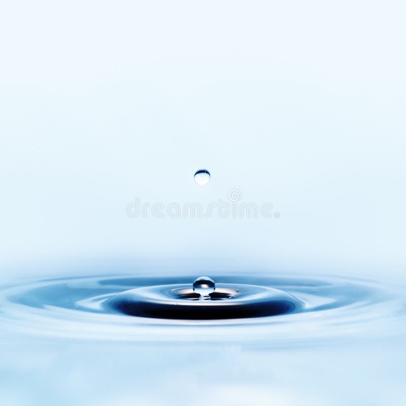 Water drop splash stock image. Image of clean, space - 51294335
