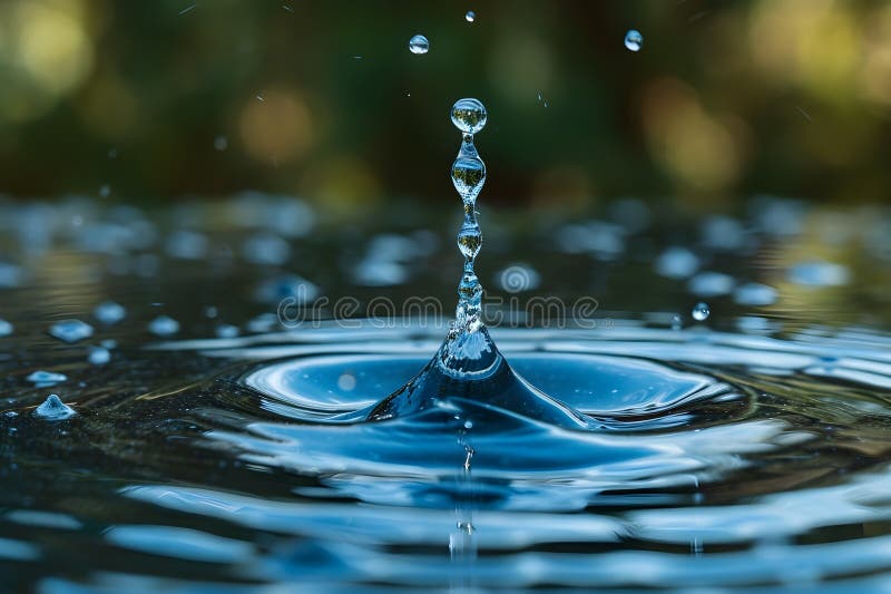 Water Drop Splash stock illustration. Illustration of close - 303260123