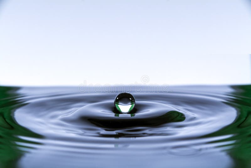 Water drop splash stock image. Image of drink, impact - 109285139