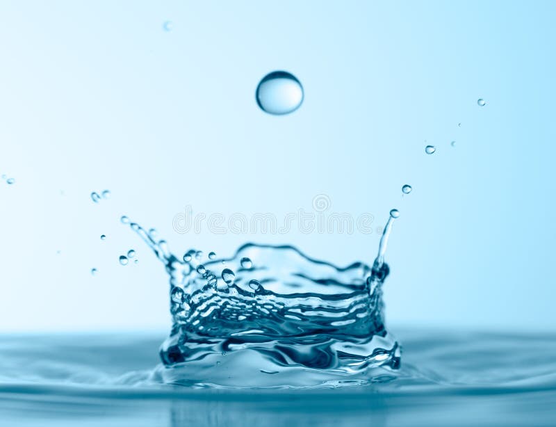 Water Drop Splash stock image. Image of closup, circle - 131214883