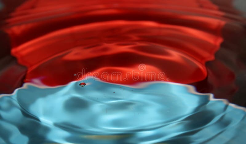 Water Drop Splashes in the Water Stock Photo - Image of light, droplet ...