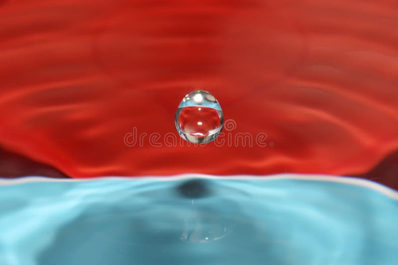 Water Drop Splashes in the Water Stock Photo - Image of abstract, fresh ...