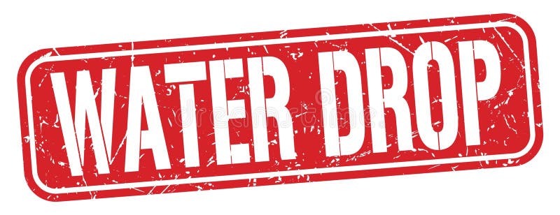 Drop Text Design Vector Illustrator with Water Drops Stock Vector ...