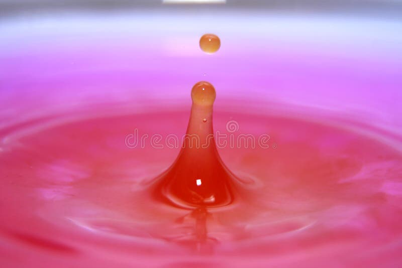 Water drop stock image. Image of pearl, orange, nature - 37922315