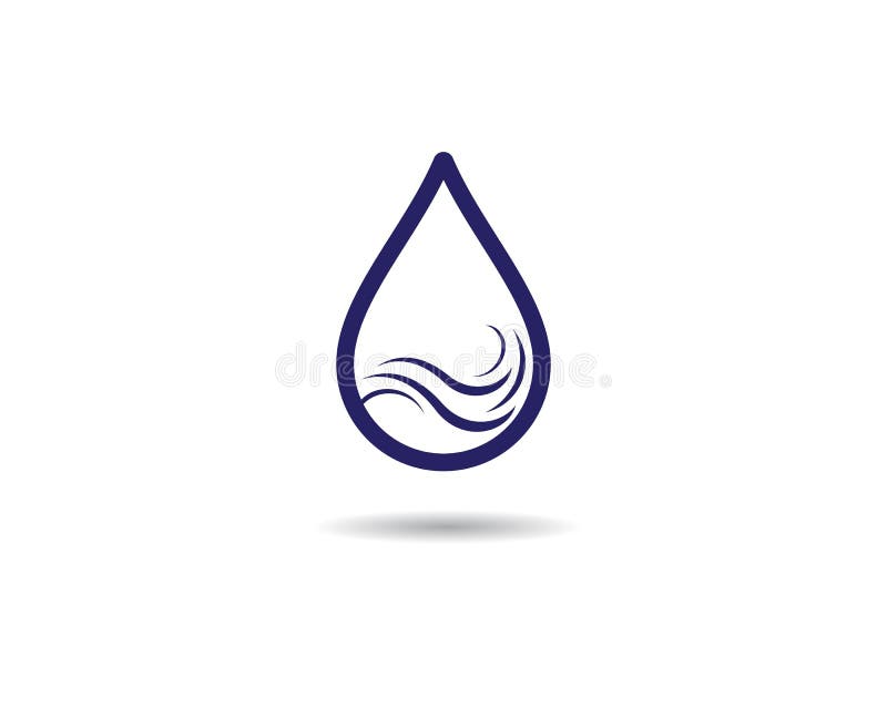 Water drop vector icon stock vector. Illustration of designer - 175236193