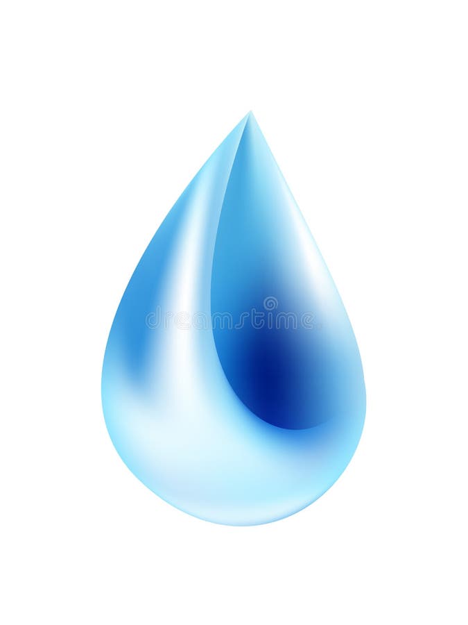Water Drop Vector Icon Symbol Illustration Stock Vector - Illustration ...