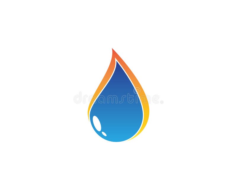 Water Drop Splash Logo Design Illustration Stock Vector - Illustration ...