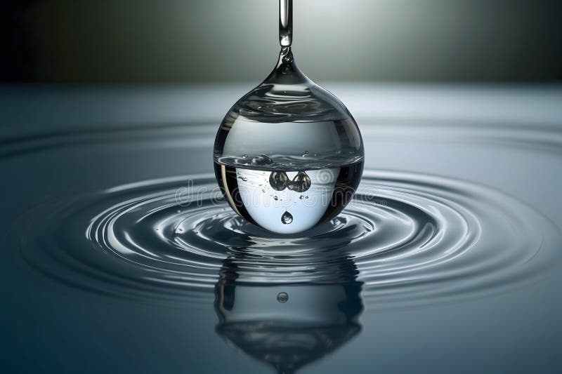 Water drop wallpaper stock illustration. Illustration of turquoise ...