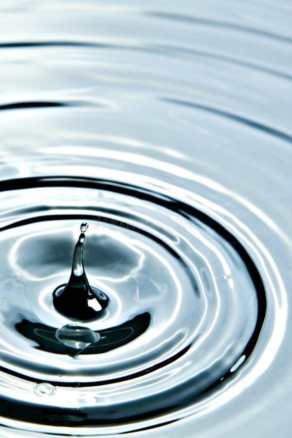 Water Drop in Water stock photo. Image of black, splashing - 22943744