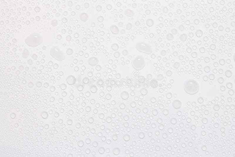 Water Drop on White Surface As Background Stock Image - Image of rain ...
