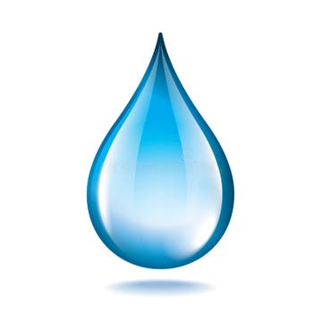 Water drop on white vector stock vector. Illustration of environment ...