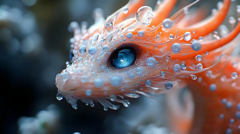 Water Droplet Dragon Illustration Stock Illustration - Illustration of ...