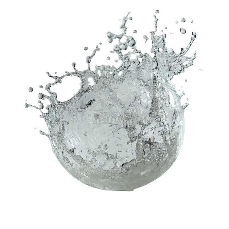 Water Droplet Explosion Dynamic Splash Amazing Fluidity Stock Image ...