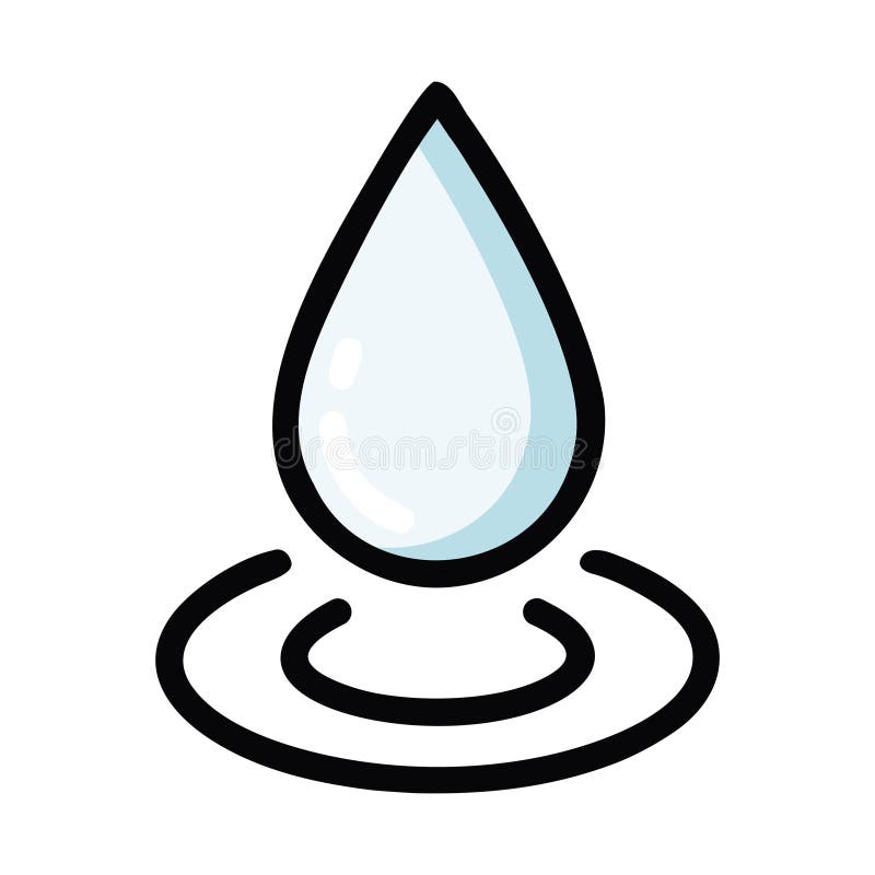 Water Droplet Humidity Illustration Stock Vector - Illustration of ...