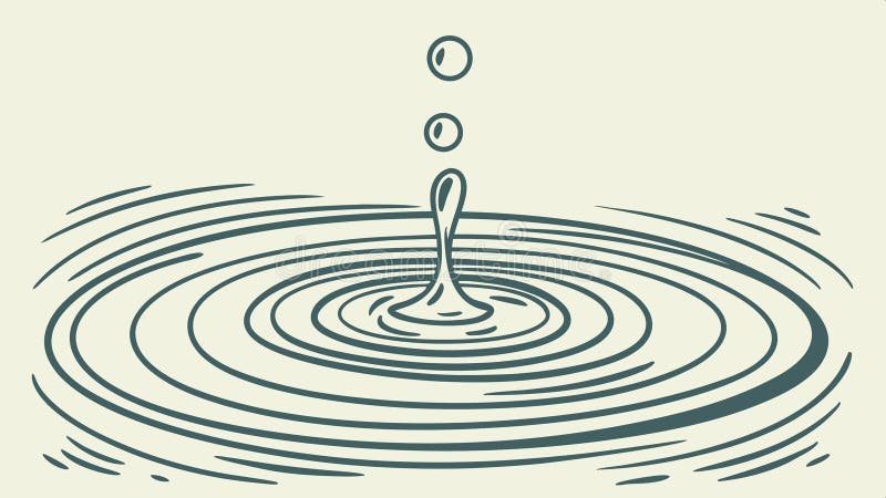 Water Droplet Ripple, Liquid Surface and Circular Wave Vector Design ...