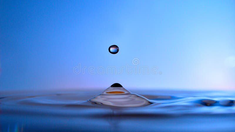Water Droplet Splash Motion Stock Image - Image of outdoor, capture ...