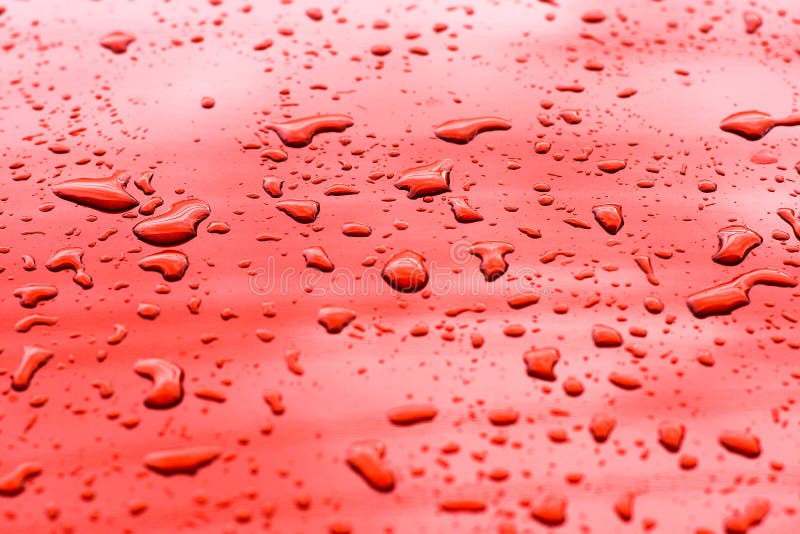Red Water Droplets Texture