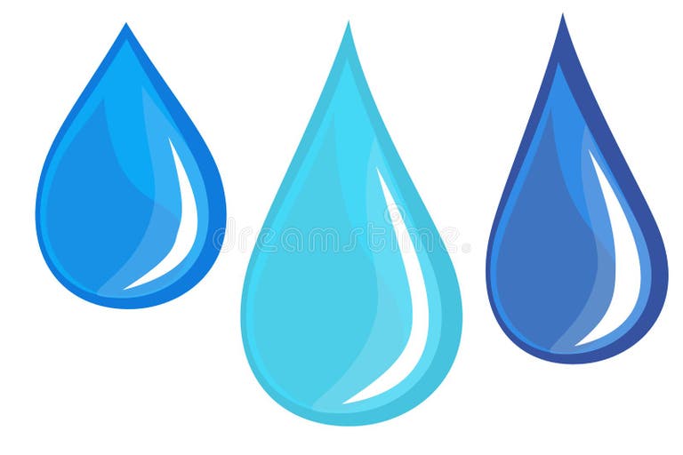 Water droplets stock vector. Illustration of salt, conservation - 13353427