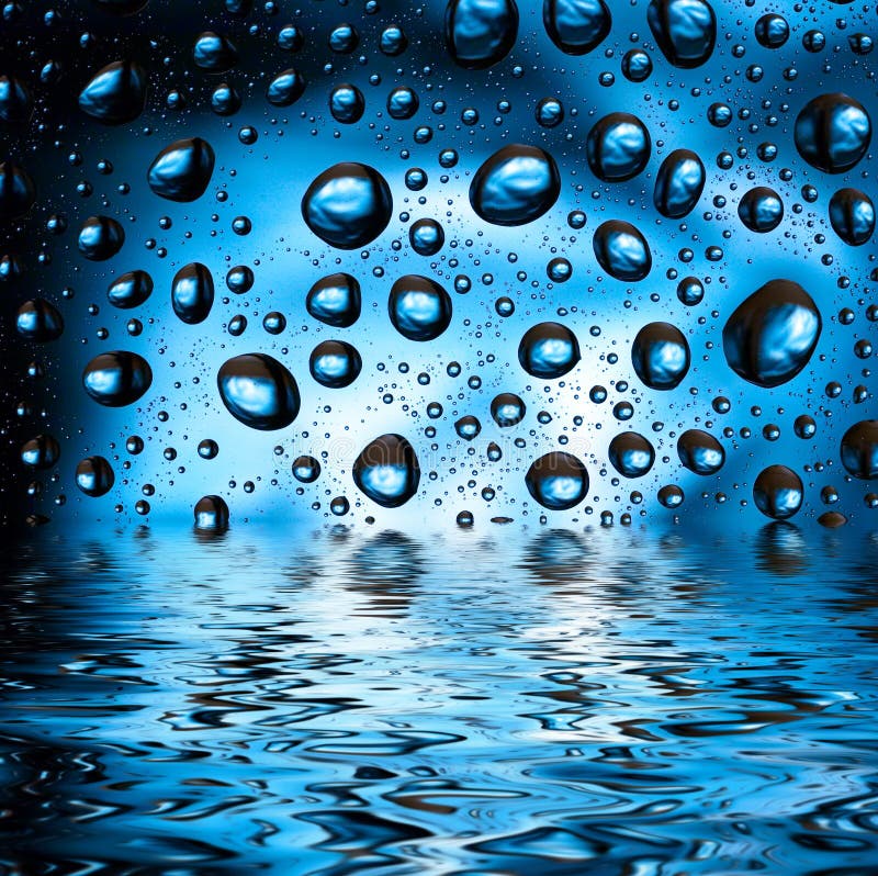 Water droplets stock image. Image of beverage, ocean, cold - 5519649