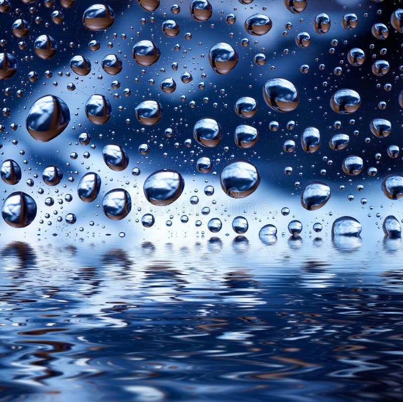 Water droplets stock image. Image of ocean, drop, bottle - 6062133