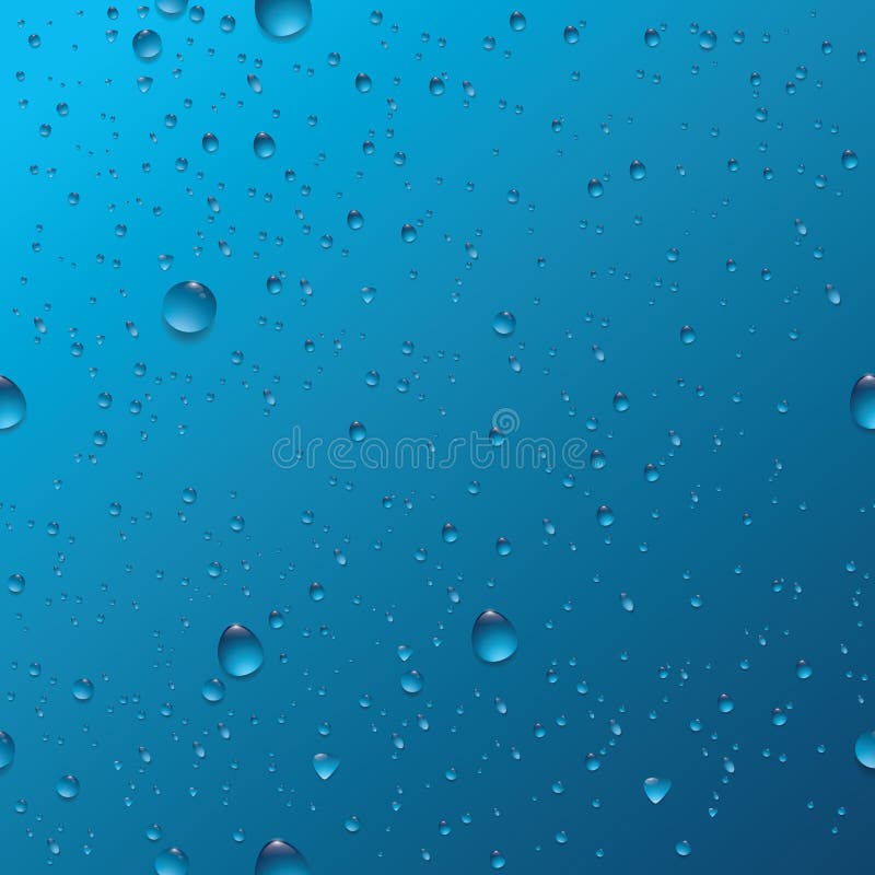 Water Droplets Background. Vector Illustration Decorative Design Stock ...