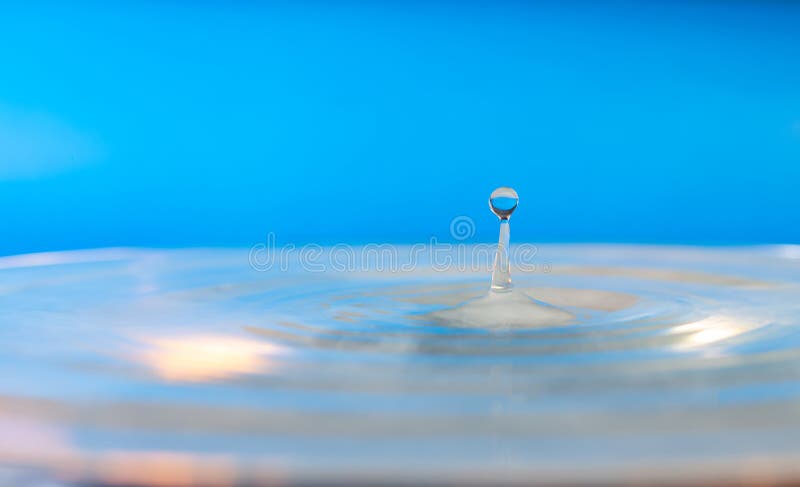 Relaxing Nature Concept with Slightly Blurred Water Droplets, Water ...
