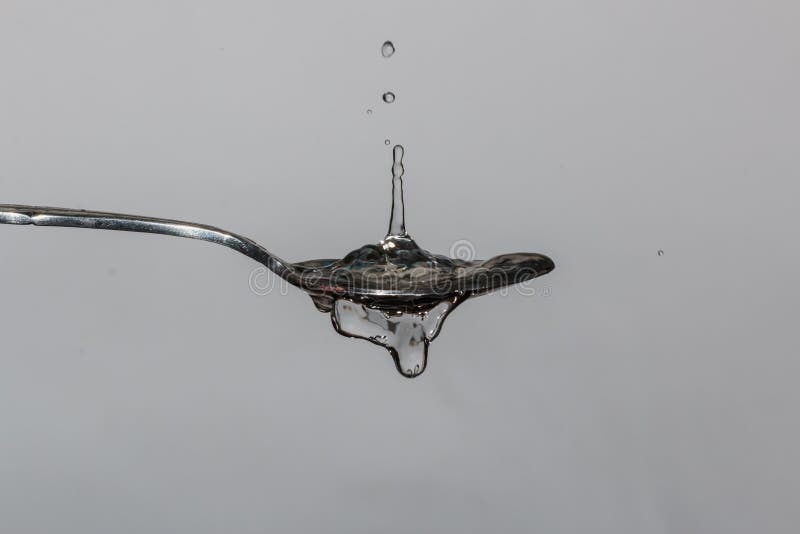 Water Droplets Clear Down Spoon Stock Photos - Free & Royalty-Free ...