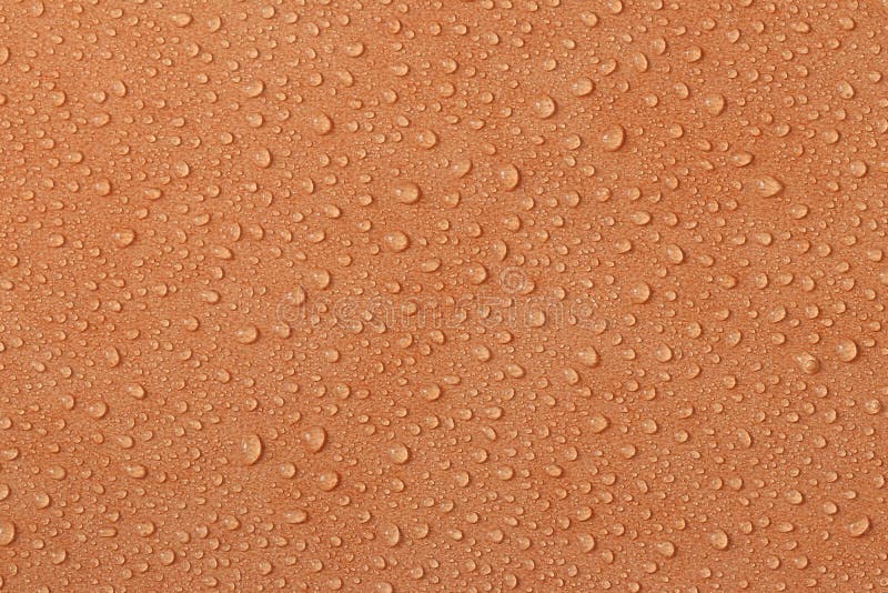 Water Droplets on a Colored Texture. Stock Photo - Image of rain ...