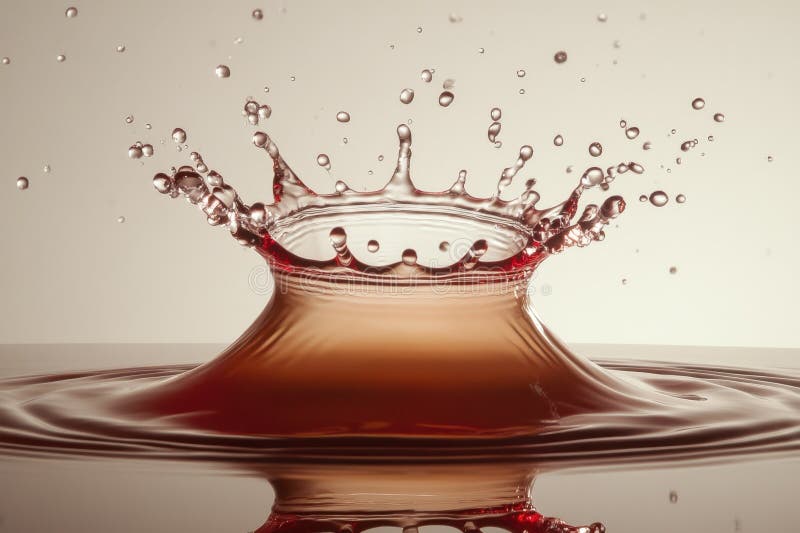 Water Droplets Create Dynamic Splash Effects in a Still Environment ...