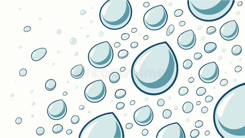 Water Droplets Design, Rain Effect , Liquid Texture Art Vector Design ...