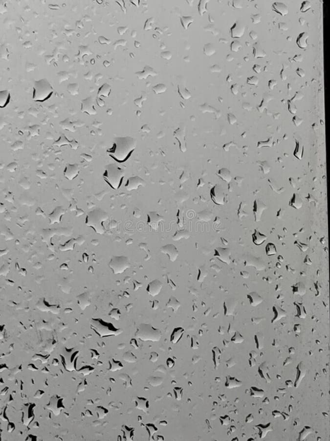 Water Droplets Dripping on the Glass Stock Photo - Image of bubble ...