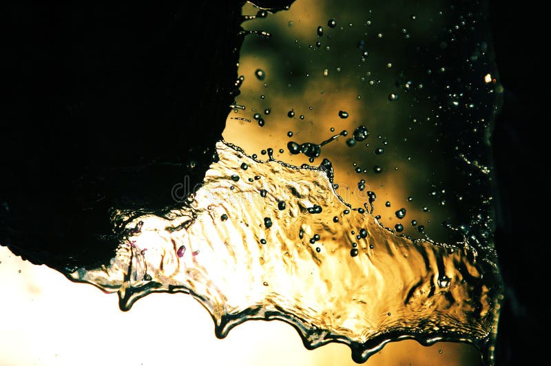 Water Droplets from Fountain Stock Photo - Image of droplets, fountain ...
