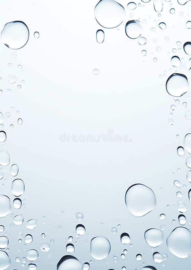 Water Droplets Border Stock Illustrations – 689 Water Droplets Border ...