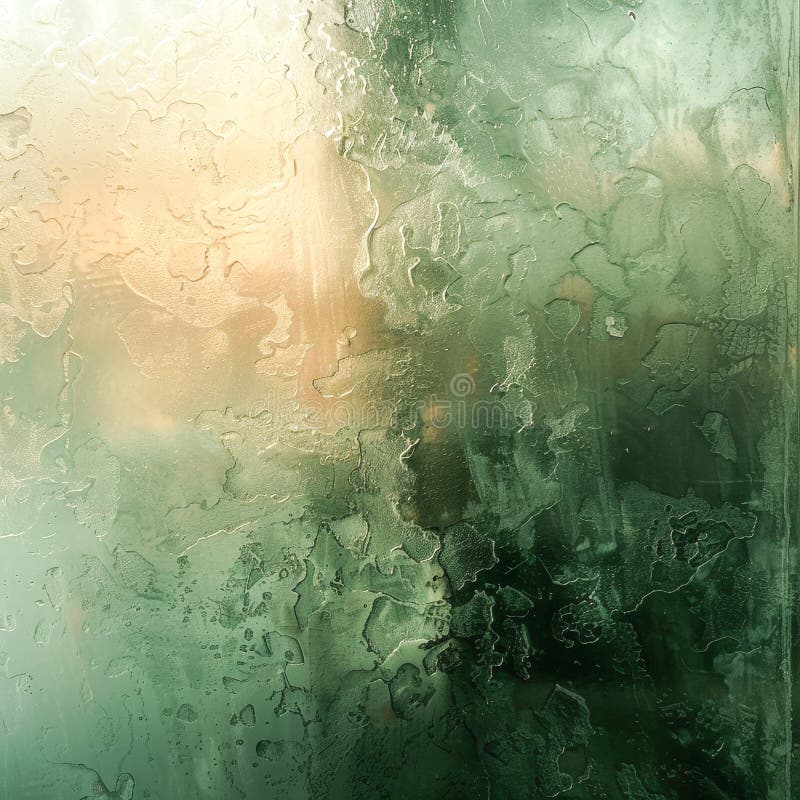 Water Droplets on Frosted Glass Window. Generative AI Stock ...