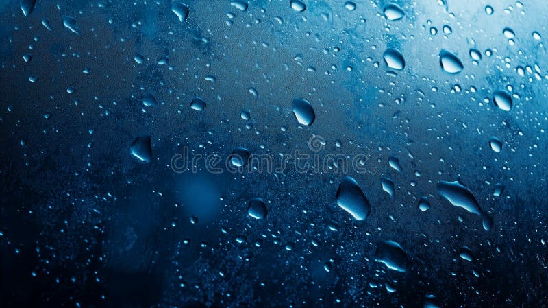 Water Droplets on a Glass Surface Create a Captivating Abstract Pattern ...