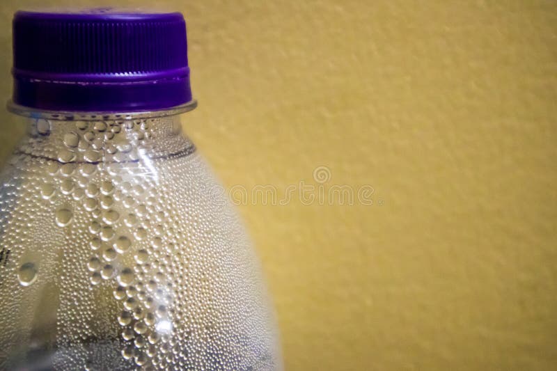Water Droplets Inside an Empty Water Bottle Stock Photo - Image of ...