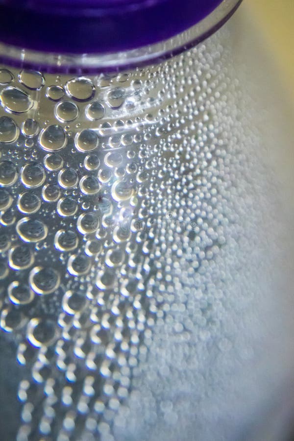 Water Droplets Inside an Empty Water Bottle Stock Photo - Image of ...