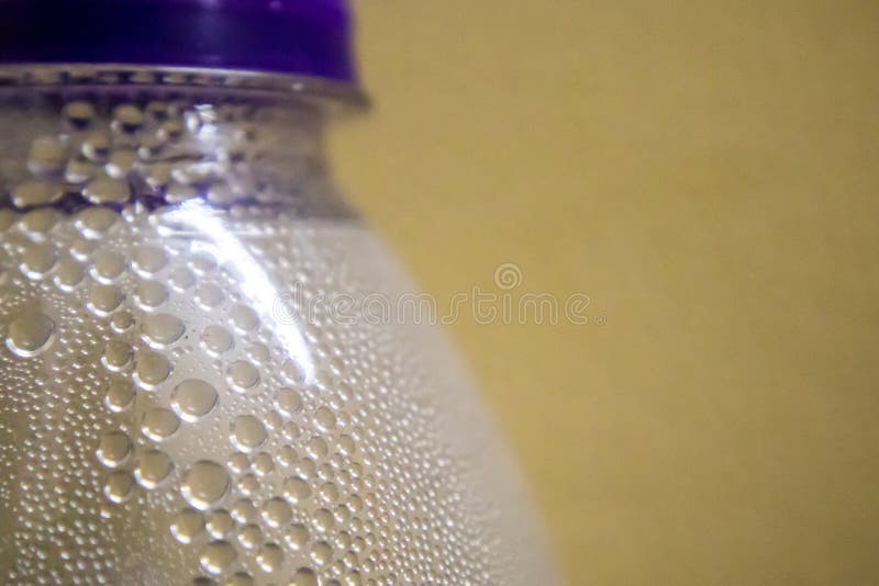 Water Droplets Inside an Empty Water Bottle Stock Photo - Image of ...