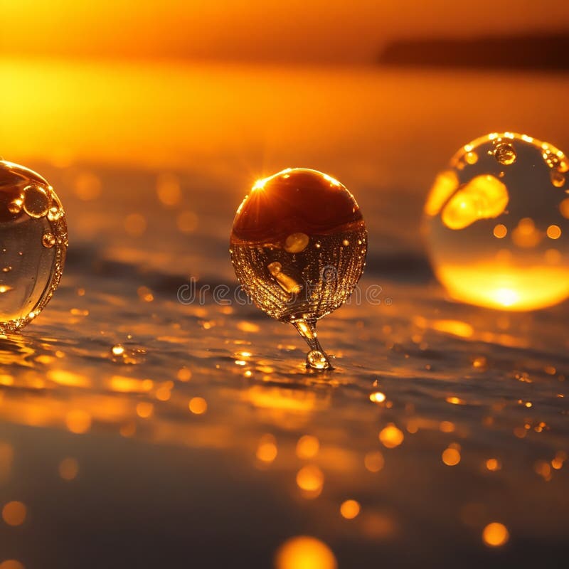 Water Droplets during Morning Stock Photo - Image of paint, burst ...