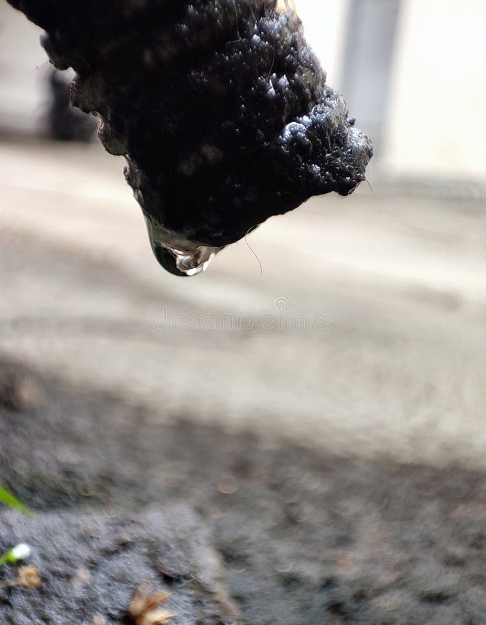 Water Droplets that are Ready To Drip from the Air Conditioner S Water ...