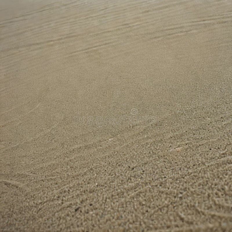 Water Droplets on a Surface. Sand Ripples in the Sand Stock ...