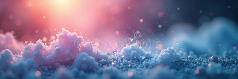 Water Droplets Suspended in Air, Forming a Delicate Fog , Diffusion ...