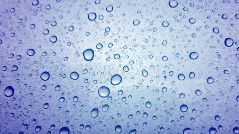 Water Droplets Texture on Blue Background Stock Photo - Image of drops ...